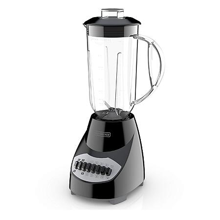 6-Cup 10-Speed BLACK+DECKER Countertop Blender w/ Plastic Jar ...