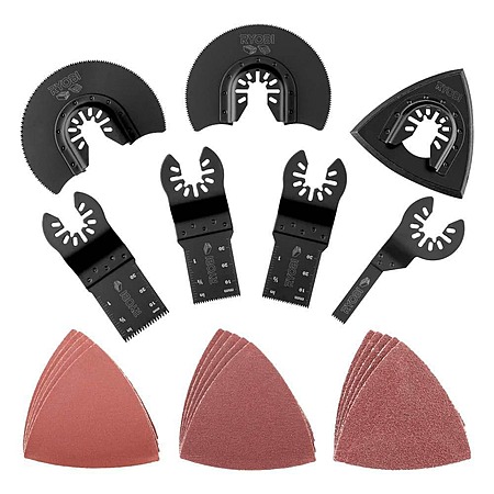 22-Piece Ryobi Oscillating Blade & Sand Paper Set $19.97 + Free ...