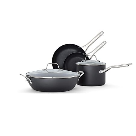 6-Piece Calphalon Hard-Anodized Nonstick Cookware Set $99.99 + Free ...