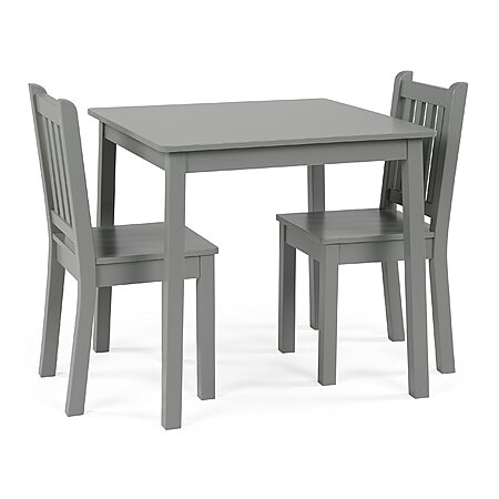 3-Piece Humble Crew Kids Table and 2 Chairs Set (Grey) $60.50 + Free ...