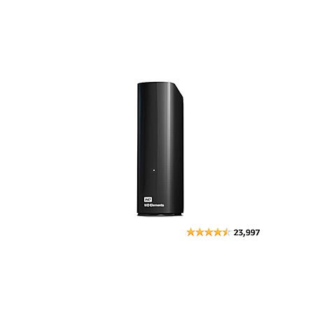 20TB Western Digital Elements USB 3.0 External Hard Drive ...