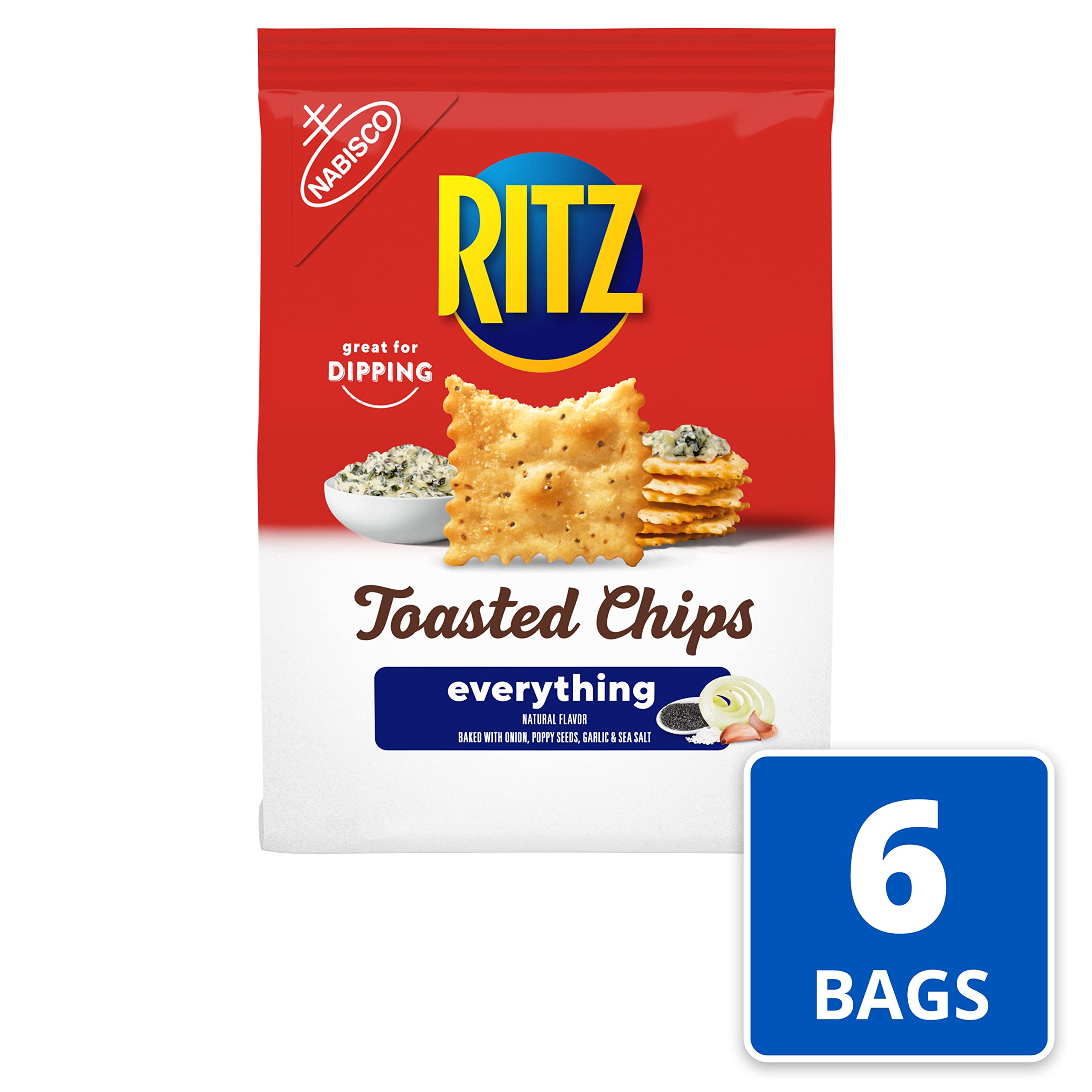 RITZ Everything Toasted Chips, 6-8.1 oz Bags~$14 @ Amazon~Free Prime ...