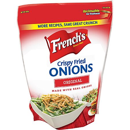 French's Original Crispy Fried Onions, 24 oz - One 24 Ounce Bag of ...