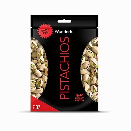 Wonderful Pistachios In Shell, Sweet Chili Flavored Nuts, 7 Ounce ...