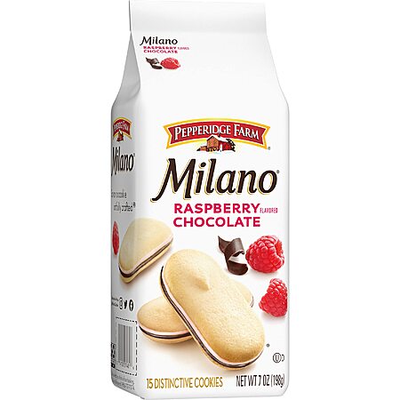 7oz Pepperidge Farm Milano Cookies (Raspberry Chocolate) - 2025-10-09
