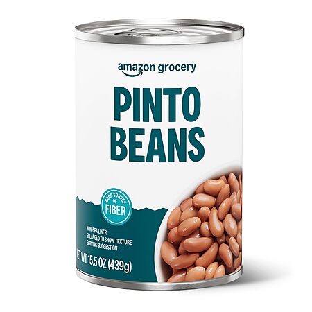 Amazon Grocery, Canned Pinto Beans, 15.5 Oz (Previously Amazon Fresh ...