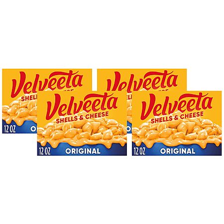 Velveeta Shells & Cheese Original Shell Pasta & Cheese Sauce Meal (12 ...