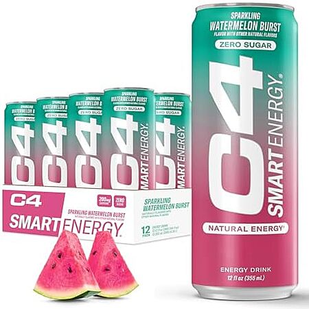 Cellucor C4 Smart Energy Drink ‚ Boost Focus and Energy with Zero Sugar ...