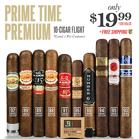 Prime Time Premium 10-Cigar Flight~$19.99 @ Cigar Page~Free Shipping ...