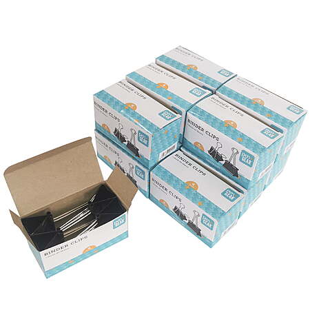 48-Count Large Metal Binder Clips (Pen+Gear Brand) - 2024-04-19