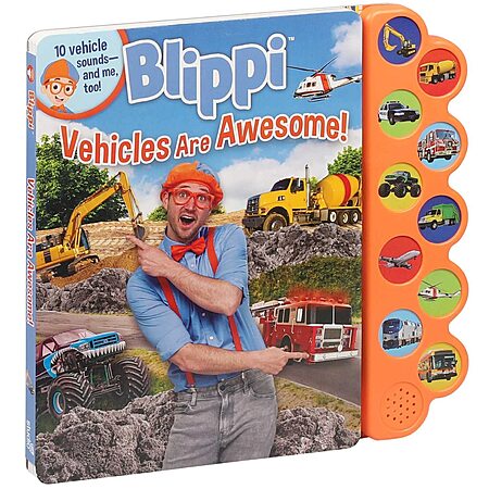 Blippi: Vehicles Are Awesome! (10-Button Sound Books) - $9.99