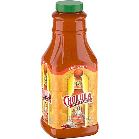 Cholula Chili Garlic Hot Sauce, 64 fl oz - One 64 Fluid Ounce Bulk ...