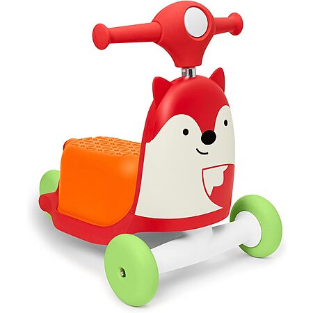 Skip Hop 3-in-1 Baby Activity Push Walker to Toddler Scooter, Zoo Fox - $39