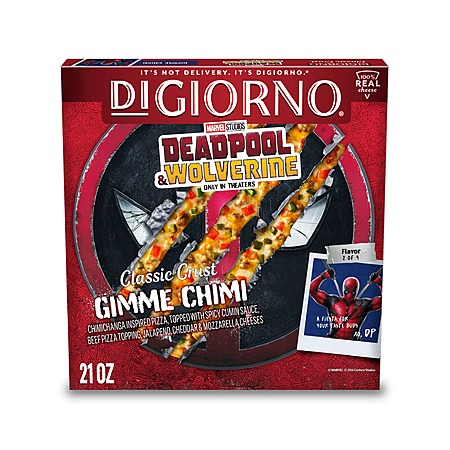 DiGiorno Deadpool and Wolverine Pizza Classic Crust Frozen Food, Gimme ...