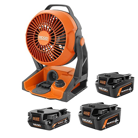 RIDGID 18V Lithium-Ion MAX Output 6.0 Ah, MAX Output 4.0 Ah, and MAX ...