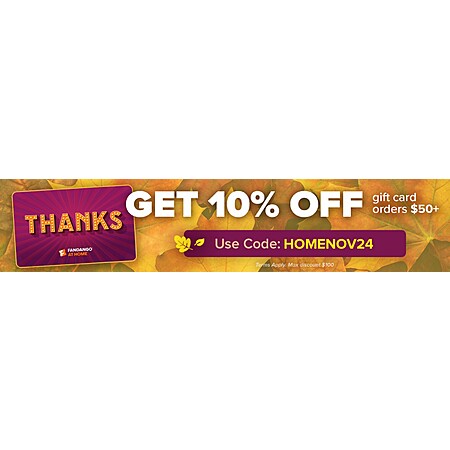 $10 movie code for $50+ VUDU GC purchase - 2024-11-02