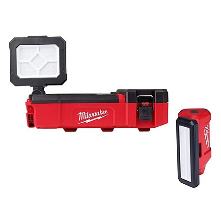 M12 12-Volt Lithium-Ion Cordless PACKOUT Flood Light with USB Charging ...