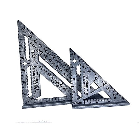 Swanson 7 inch Speed Square Pro and 4.5 inch Speed Trim Square combo ...