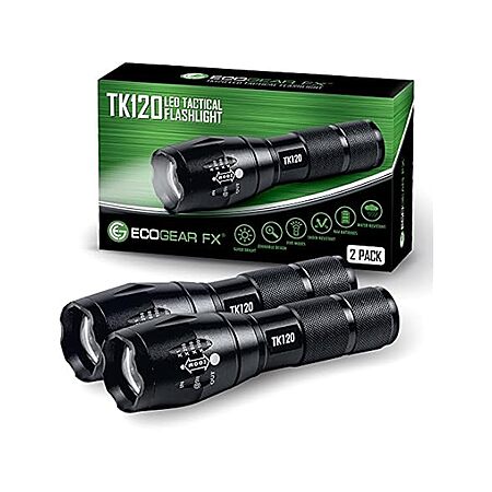 EcoGear FX LED Flashlights 2 Pack - $19.99 - Free shipping for Prime ...