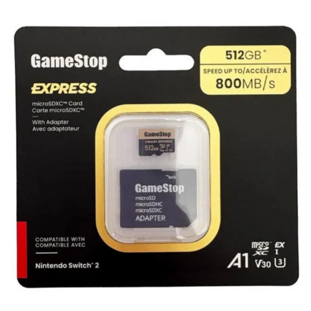 GameStop 512GB Express MicroSD Switch 2 - 2025-07-07