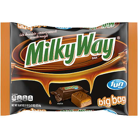 Milky Way Fun Size Halloween Chocolate Candy Bars - 18.47oz Bag $4.89 ...