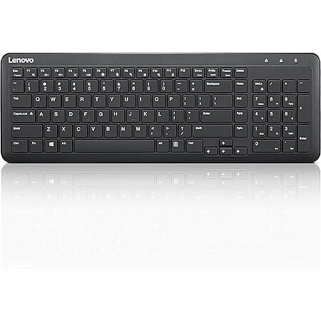 Lenovo 300 Wireless Keyboard, Black - $17