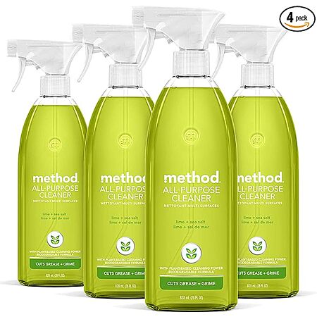 Deal: Method All-Purpose Cleaner Spray, Lime + Sea Salt, Plant-Based ...
