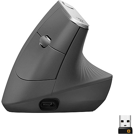 Logitech MX Vertical Wireless Mouse (Excellent Refurbished with 1 yr ...