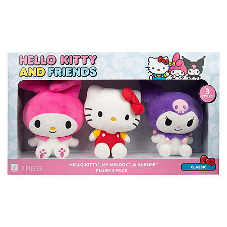 Sanrio, Hello Kitty & Friends Classic 8 inch Plush 3-Pack – Hello Kitty ...