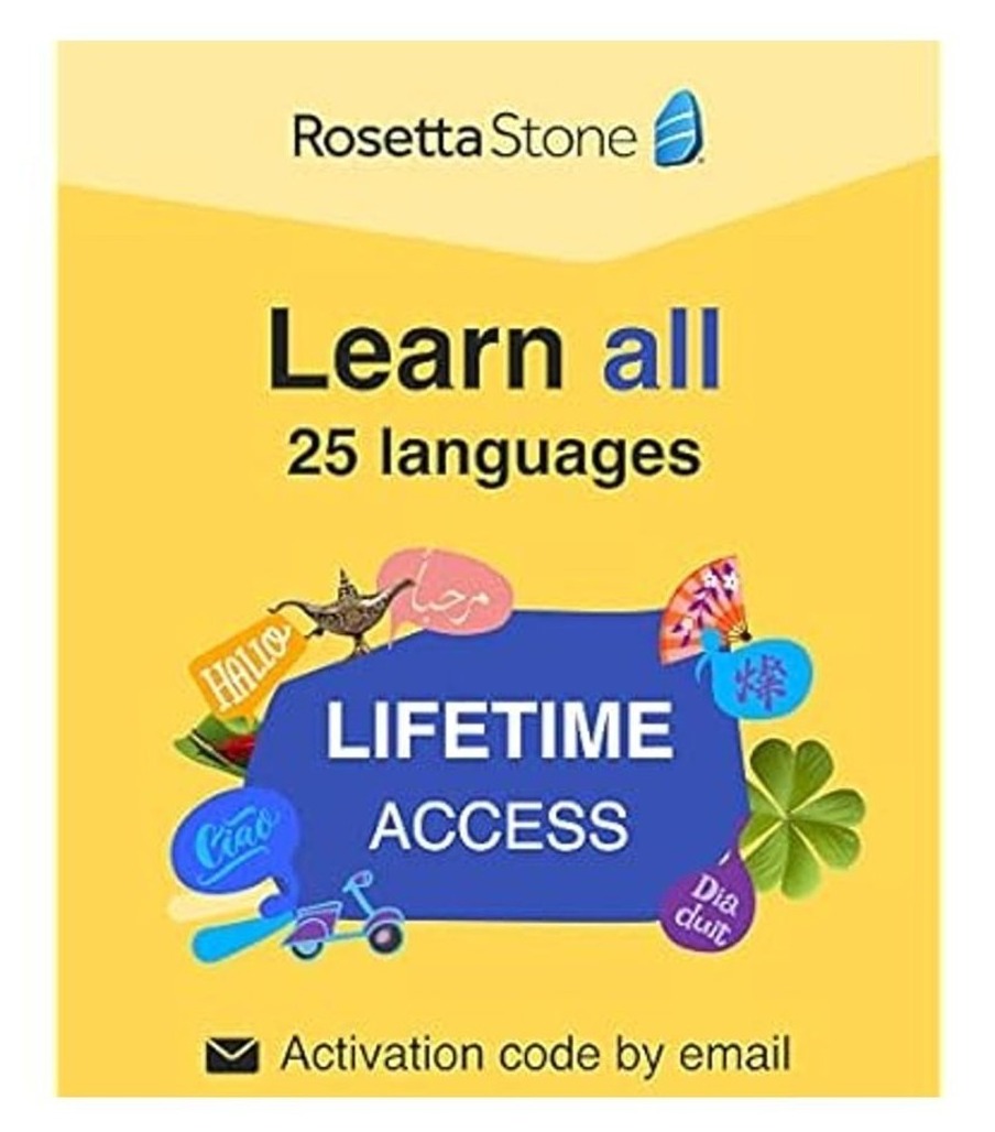 Rosetta Stone: 24 Languages, Lifetime Subscription (Digital Download) $145
