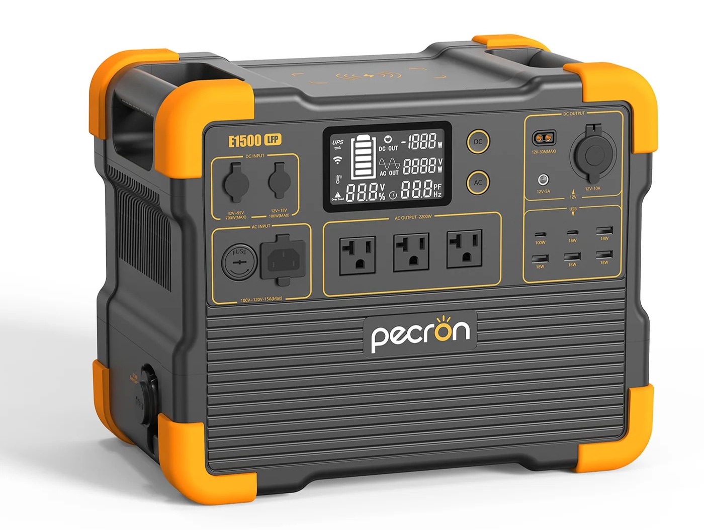 $599 PECRON E1500LFP 2200W portable power station free tax $599