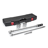 Husky Tire Change Kit (9-Piece), includes torque wrench, breaker bar, 6 ...