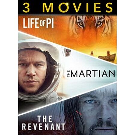 Life of Pi + The Martian + The Revenant or The Maze Runner Trilogy (4K ...