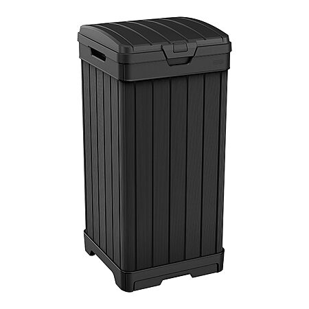 $49.98: 38-Gallon Keter Baltimore Trash Can with Lid and Drip Tray ...
