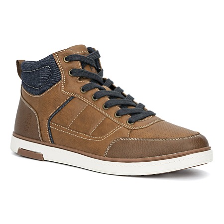 Reserved Footwear New York Men's Deion Sneakers (8-13, Cognac or Black ...