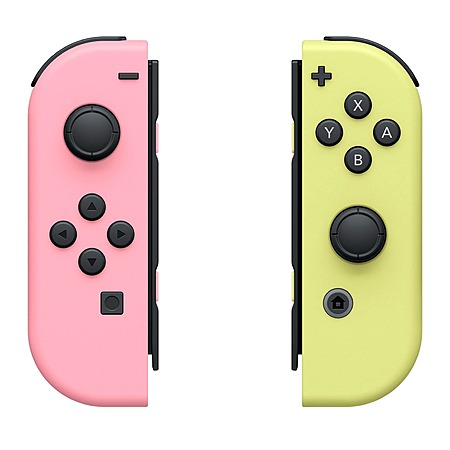 Nintendo Switch Joy-Con Wireless Controllers (Pastel Pink/Pastel Yellow ...