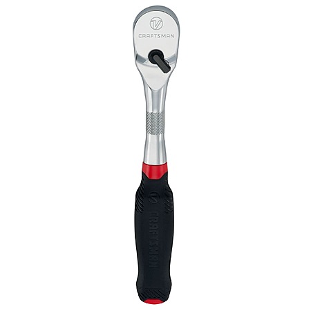 CRAFTSMAN V-SERIES Ratchet, 3/8 Inch Drive, 96-Tooth, Comfort Grip ...