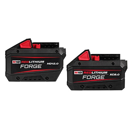 Milwaukee M18 18V 12AH Forge Battery w/ 8AH Battery - 2024-11-09