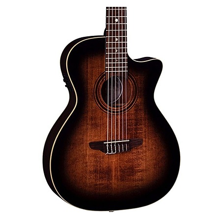 Luna Art Vintage Nylon String Acoustic-Electric Classical Guitar ...