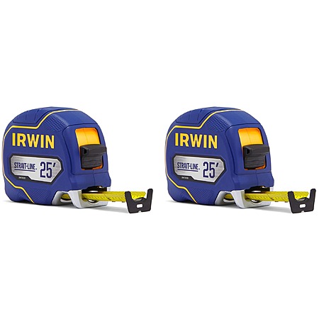IRWIN STRAIT-LINE 2-Pack 25-ft Tape Measure Lowes.com - $16.17 - 2025-02-27