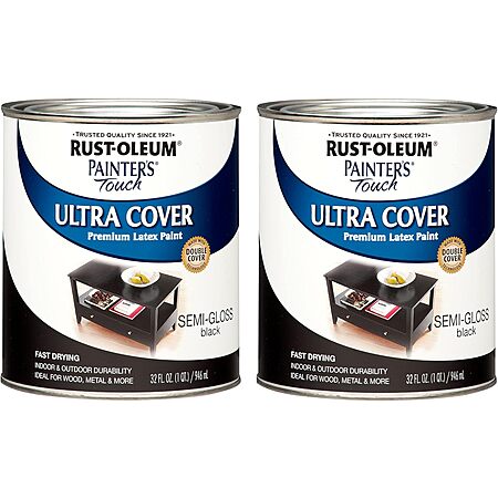 2-Pack 1-Quart Rust-Oleum Painter's Touch Latex Paint (Various) $16.46 ...