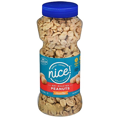 Walgreens Store Pick Up ($10+ Minimum) NICE Dry Roasted Peanuts 16oz ...
