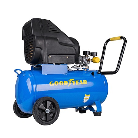 Goodyear 8-Gallon Portable Electric 150 PSI Horizontal Air Compressor ...