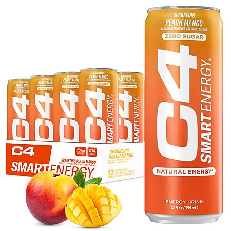 Cellucor C4 Smart Energy Drink ‚ Boost Focus and Energy with Zero Sugar ...