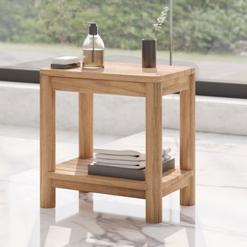 loveTEAK 18" Portofino Teak Bench $119.99 Shipping included Costco.com ...