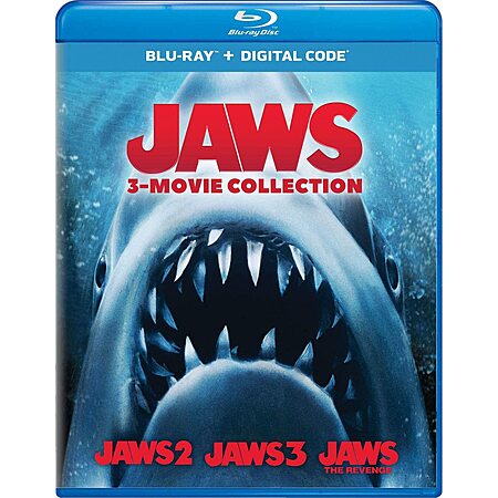 Jaws 3-Movie Collection (Jaws 1-3) (Blu-ray) $9.97 Amazon - 2026-02-12