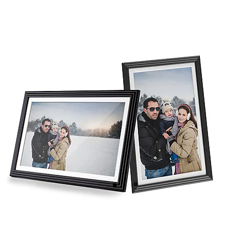 Aluratek - 10" IPS LCD Wi-Fi Touchscreen Digital Photo Frame - Black ...