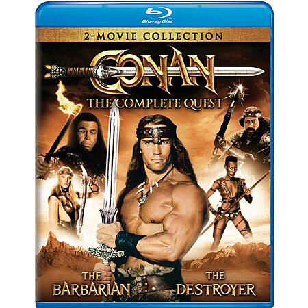 Conan the Barbarian/Conan the Destroyer (Blu-ray Double Feature) $8.99 ...
