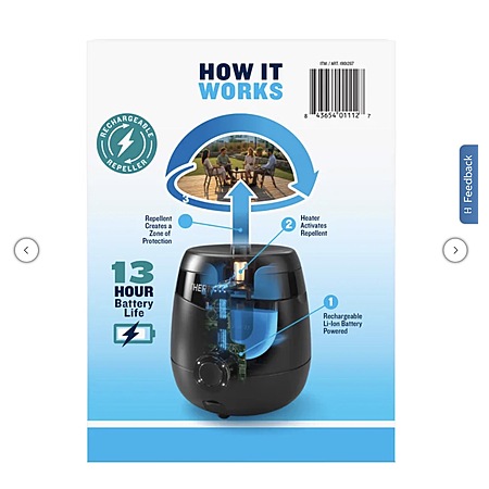 Thermacell E95 Mosquito Repellent + FAST-Charging Dock $43.99 Free ...