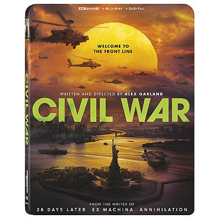 Civil War - BLURAY, Digital, 4K ULTRA HD $11.85 Amazon.com - 2026-05-26